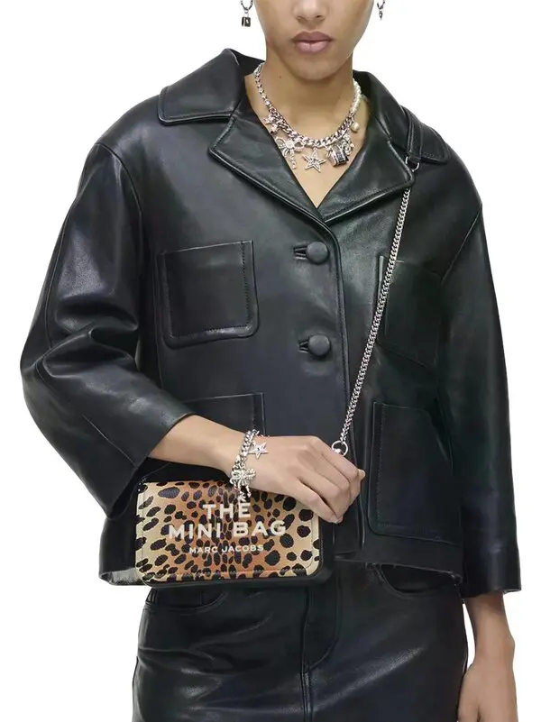 Marc Jacobs Cheetah Mini Cross Body Bag - Neutrals