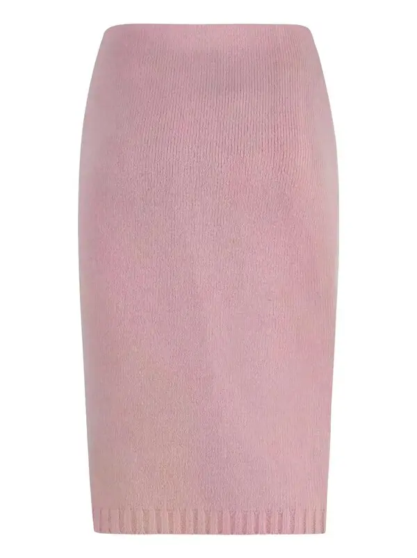 TOM FORD Wool-cashmere Blend Skirt - Pink