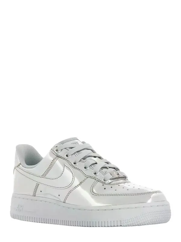 Nike Air Force 1 Sp Metallic Chrome Sneakers - Silver