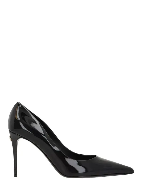 Dolce & Gabbana Patent Leather Cardinal Pumps - Black