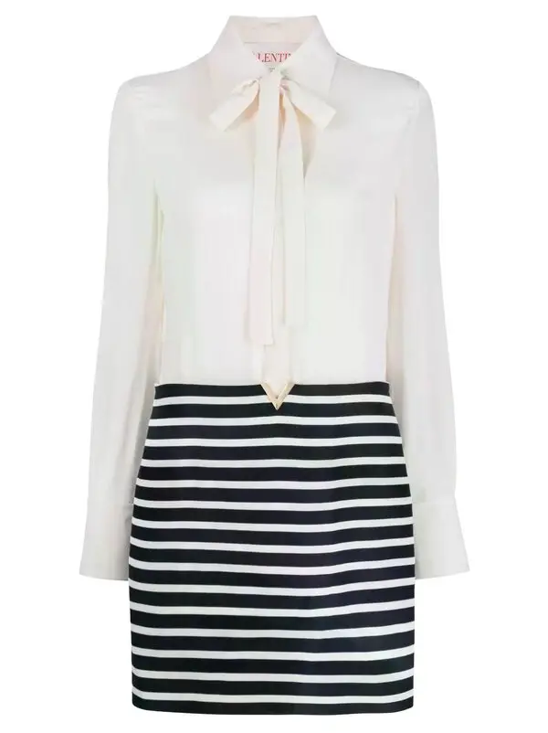 Valentino Garavani Striped Mini Dress - 671