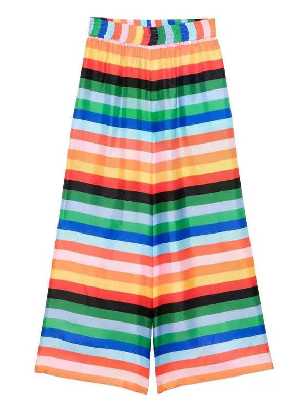 Rianna + Nina Striped Trousers - Orange
