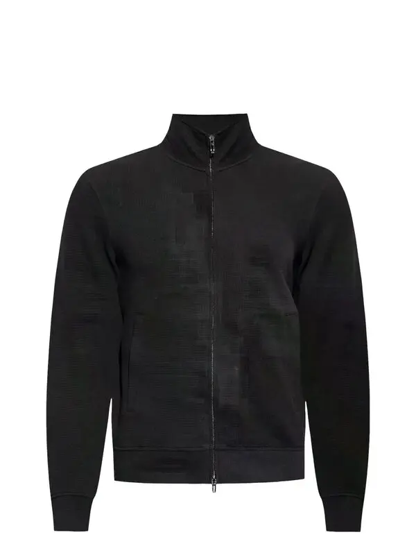 Emporio Armani Zip-up Sweatshirt - Black