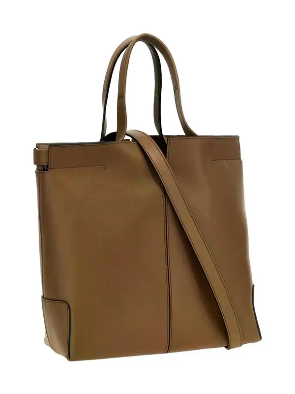TOD'S Small Di Bag Folio Tote Bag - Neutrals