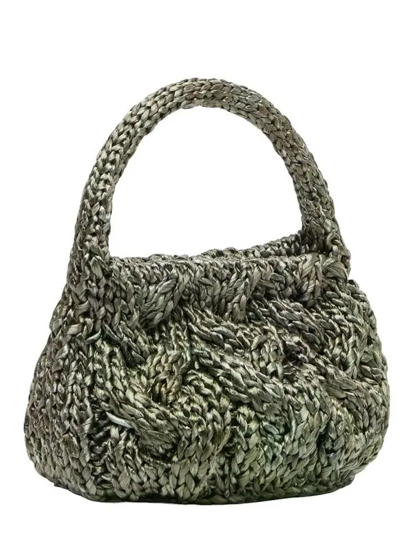 JW Anderson Small Cable Knit Bag - Grey