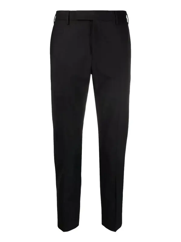 PT TORINO Cropped Tailored Trousers - Black
