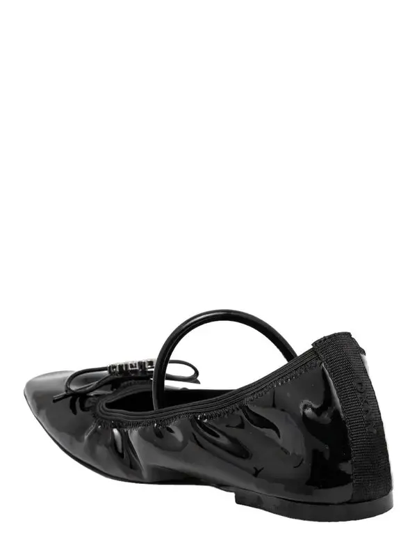 Dkny Ballerina Shoes With Bow Detailing - Black