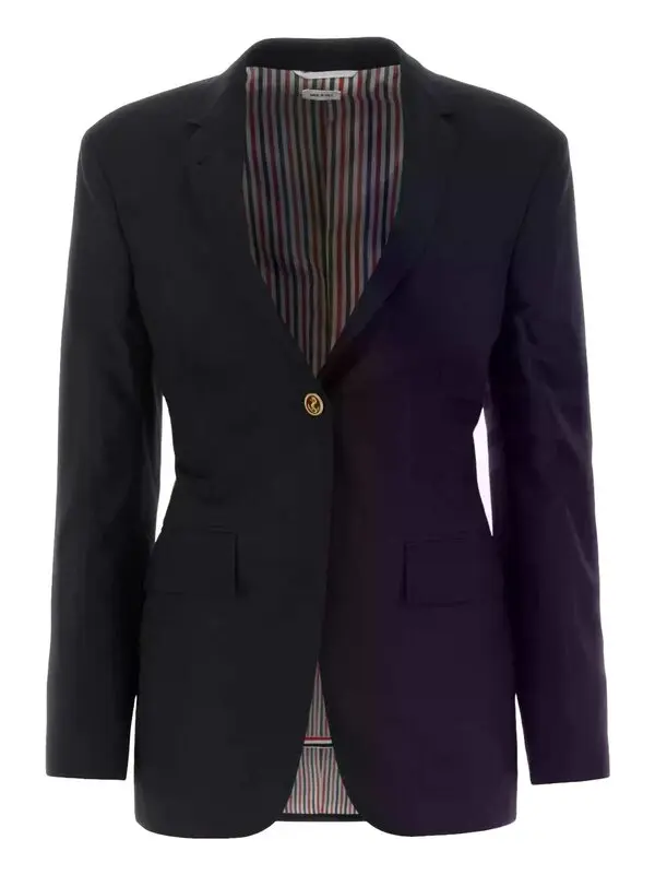 Thom Browne 4-bar Single-breasted Wool Blazer - Blue
