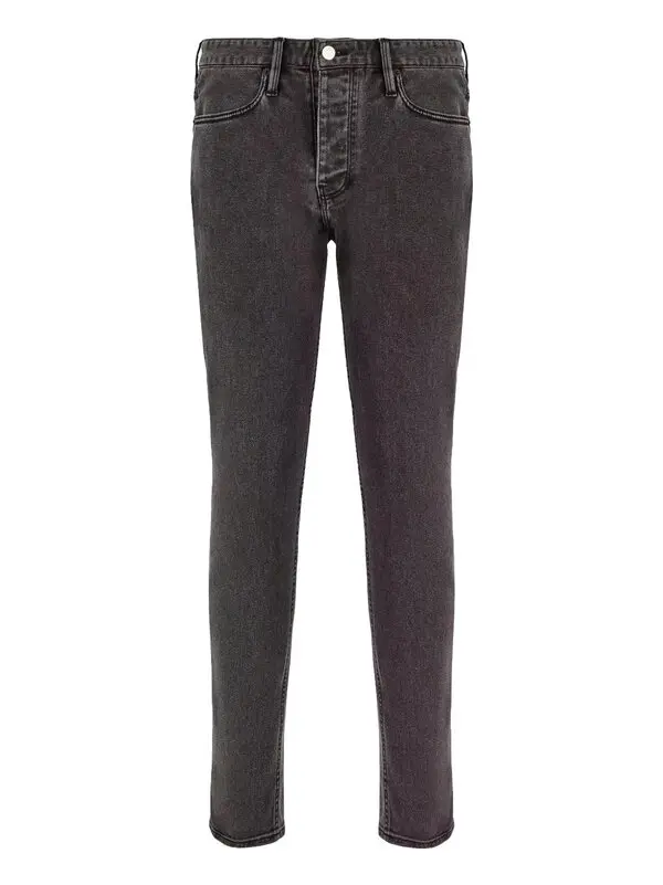 Emporio Armani Slim-fit Stretch-denim Jeans - Black