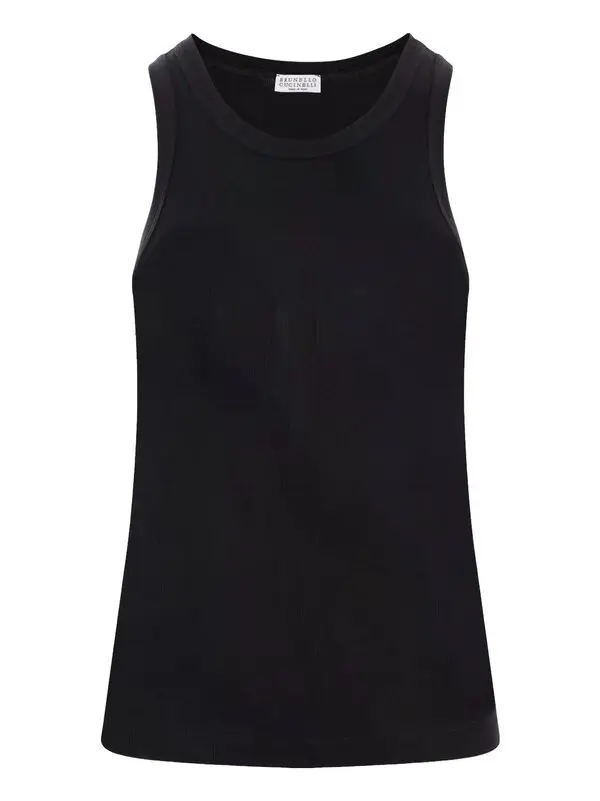 Brunello Cucinelli Monili Chain Tank Top - Black