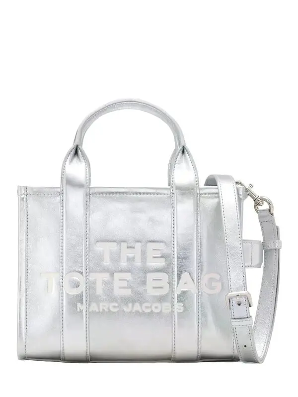 Marc Jacobs The Small Metallic Tote Bag - Silver