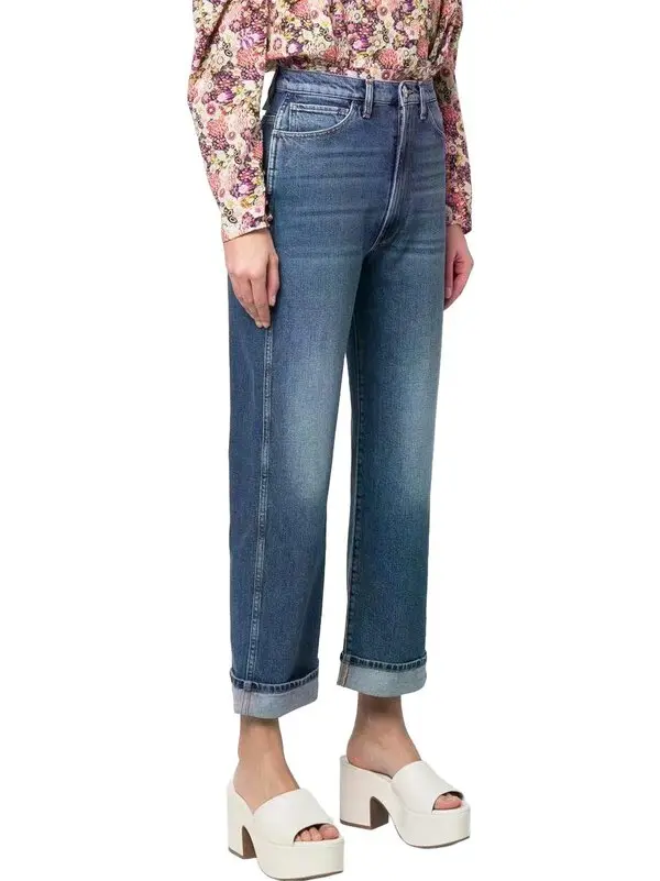 3x1 High-rise Straight-leg Jeans - Blue