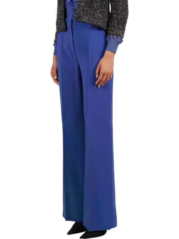 Alberta Ferretti Straight-leg Trousers - Blue
