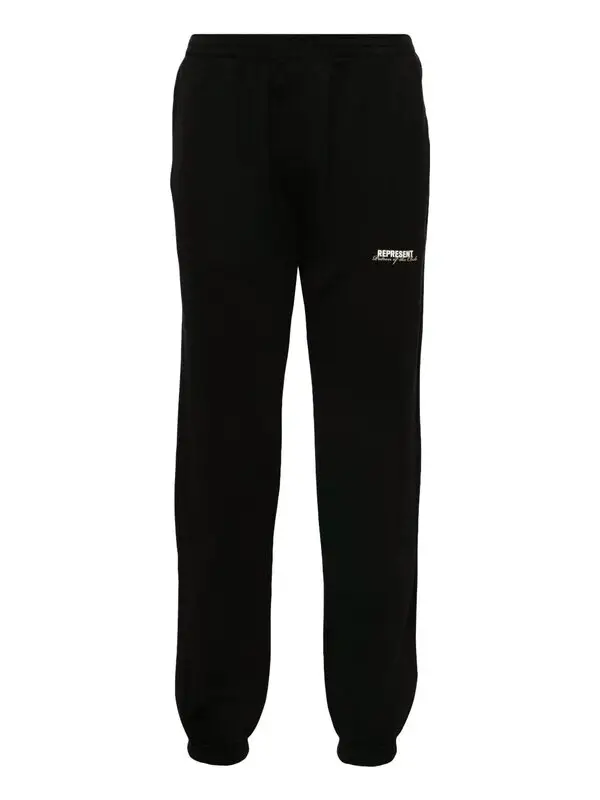REPRESENT Patron Of The Club Cotton Track Pants - Black