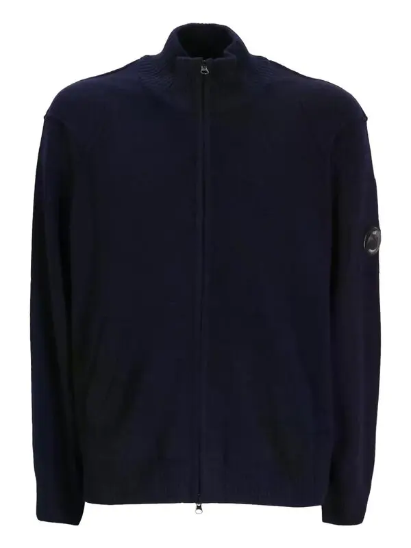 C.P. COMPANY Zipped Cardigan - Blue