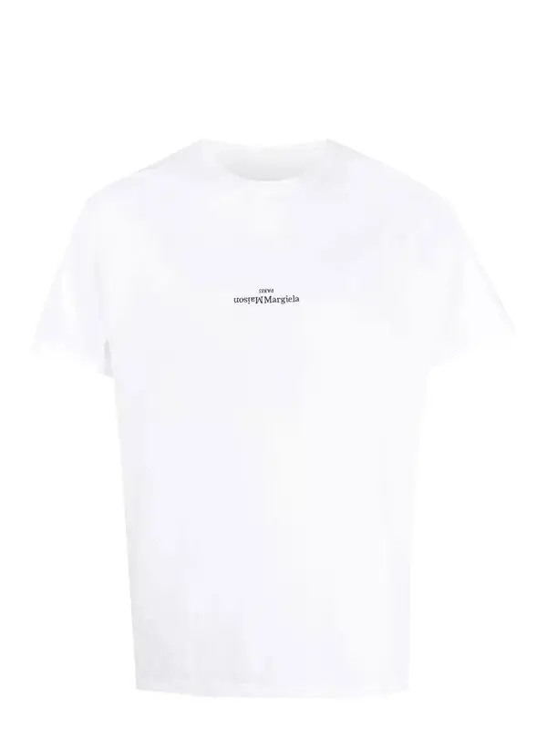 MAISON MARGIELA Logo-print T-shirt - White