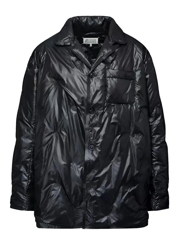 MAISON MARGIELA Padded Single-breasted Jacket - Black