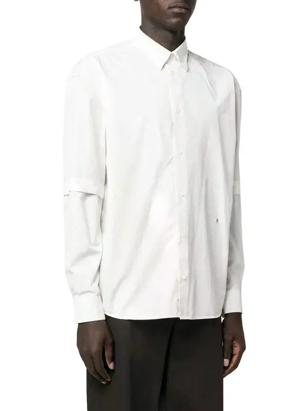 Études Studio Detachable-sleeved Cotton Shirt - Neutrals
