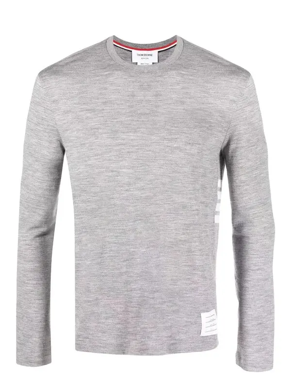 Thom Browne Wool Blend Jumper - Grey