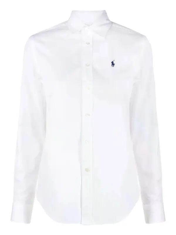 Polo Ralph Lauren Embroidered Logo Shirt - White