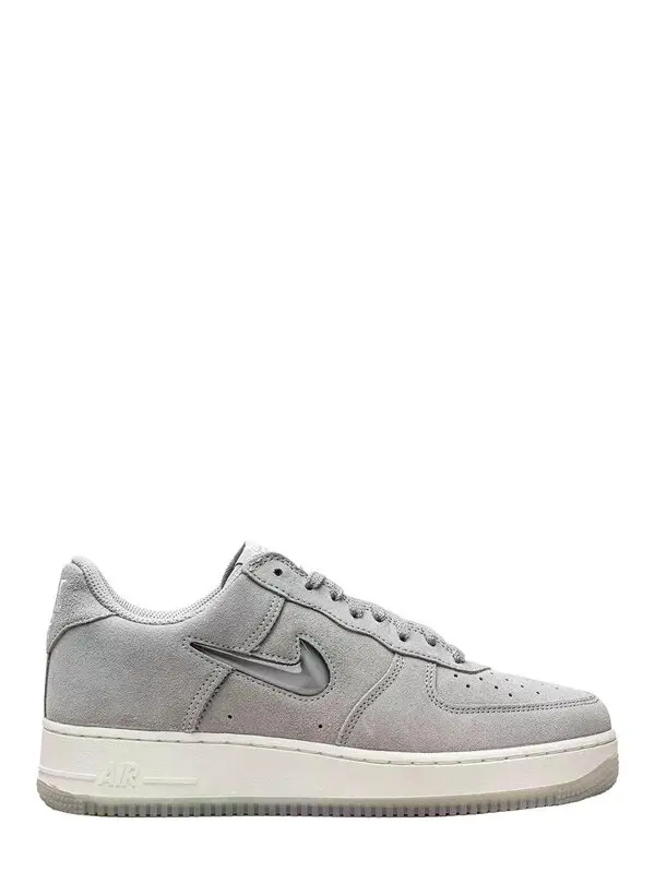 Nike Force 1 Low "color Of The Month" Light Smoke Suede Sneakers - Grey