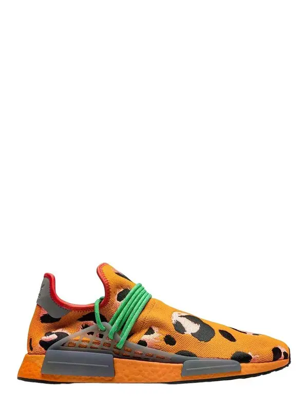 Adidas Nmd Hu Animal Print Lace Up Sneakers - Orange
