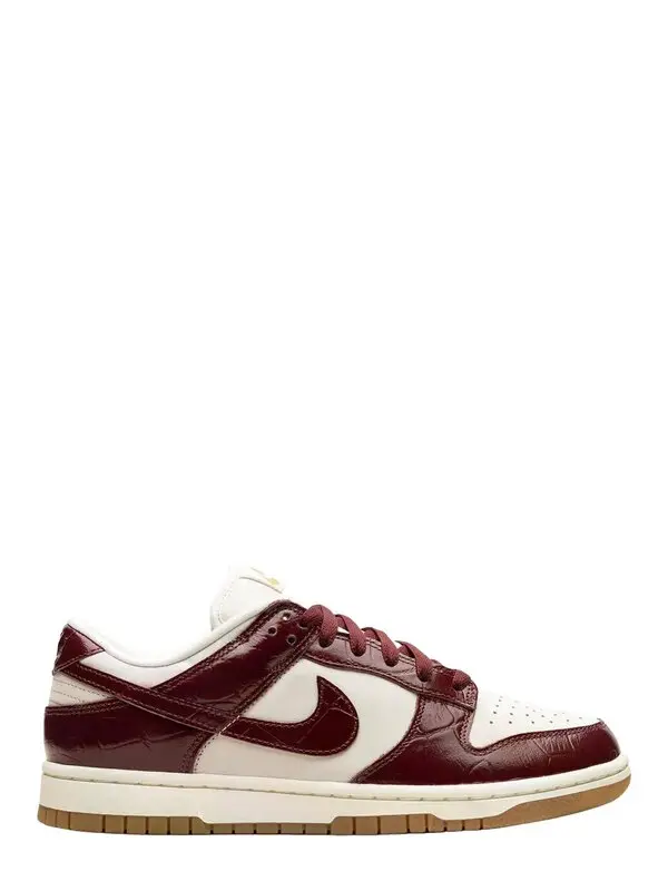 Nike Dunk Low Lx Team Croc Sneakers - Red