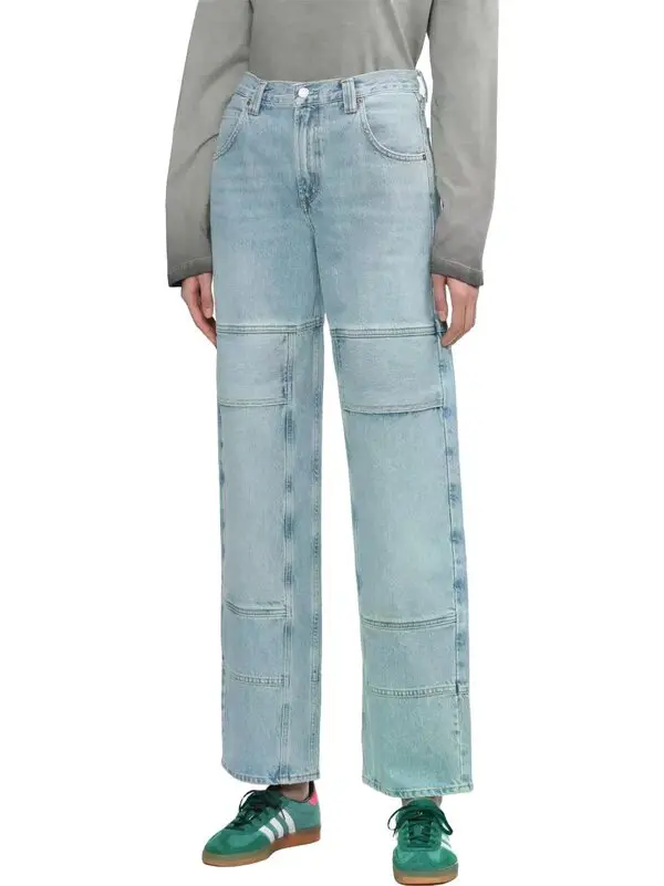 AGOLDE Tanis High-rise Wide-leg Jeans - Blue