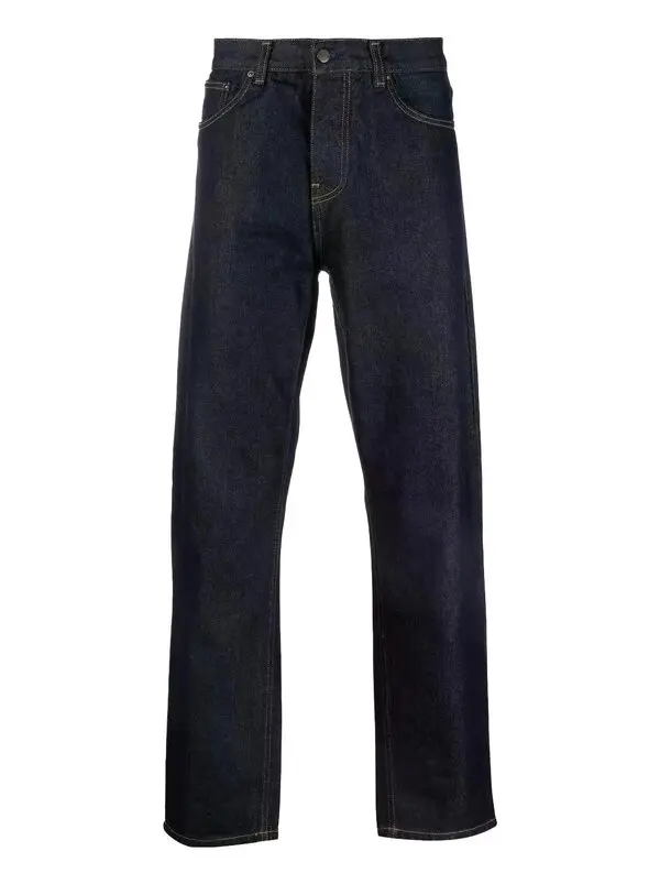 Carhartt Work In Progress Mid-rise Straight-leg Jeans - Blue