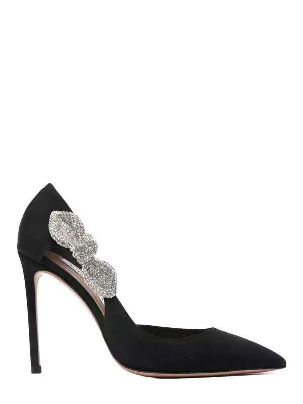 AQUAZZURA Very Bow Tie 50mm Pumps - Black