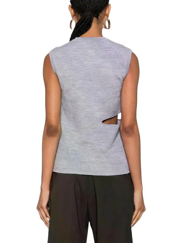 Fendi Ff-motif Tank Top - Grey