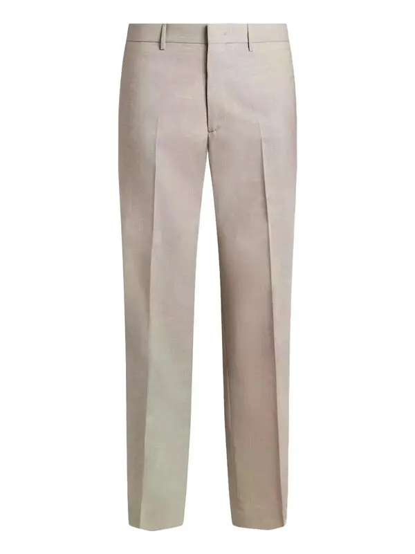 Etro Pressed-crease Trousers - Neutrals