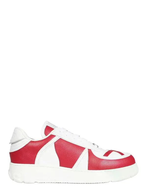 Gcds Panelled Lace-up Sneakers - Red