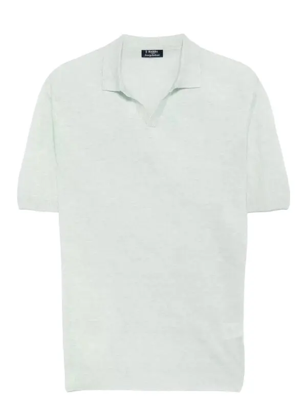 BARBA NAPOLI Linen T-shirt - Green