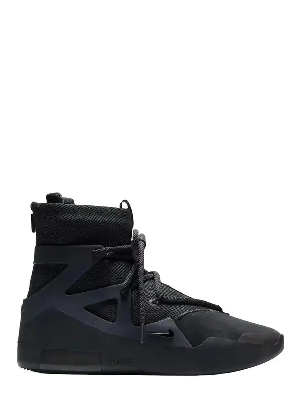 Nike X Fear Of God Air 1 Triple Sneakers - Black