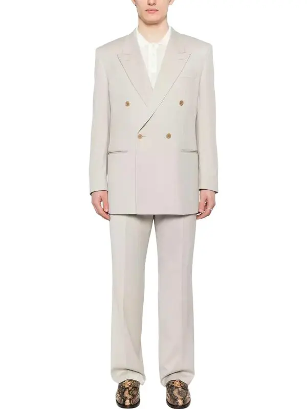 SUNFLOWER 90's Double-breasted Blazer - Neutrals