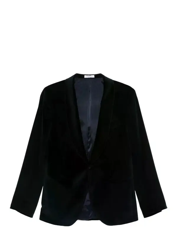 Boglioli Velvet Blazer - Blue