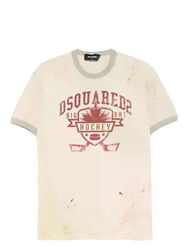 Dsquared2 Logo-print T-shirt - Neutrals