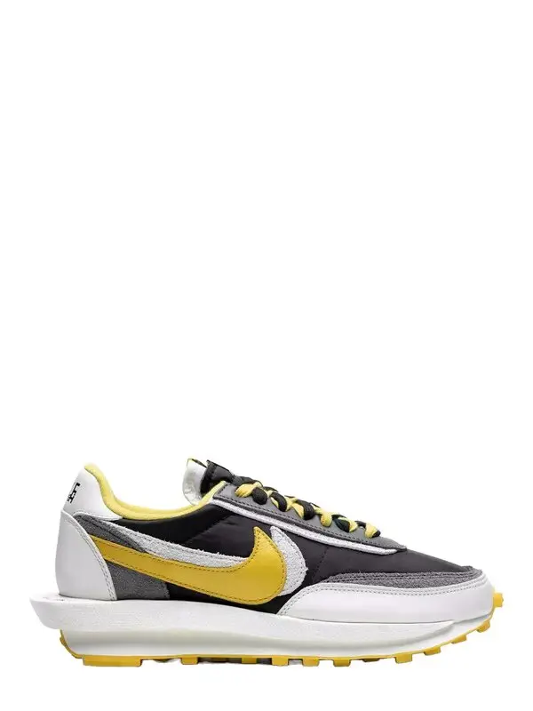 Nike X Sacai X Undercover Ldwaffle Bright Citron Sneakers - Black