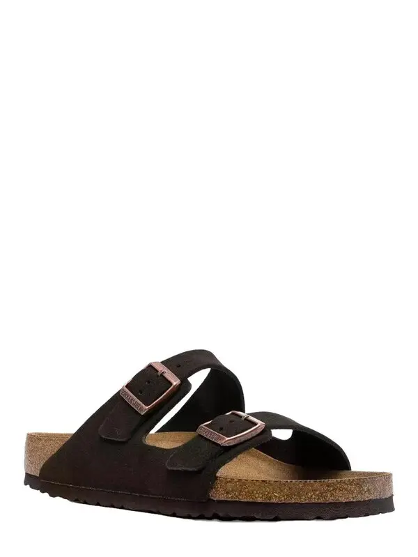BIRKENSTOCK Arizona Slip-on Suede Slides - Brown