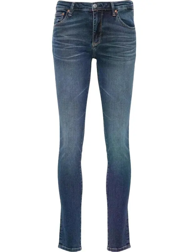 Ag Low-rise Skinny Jeans - Blue
