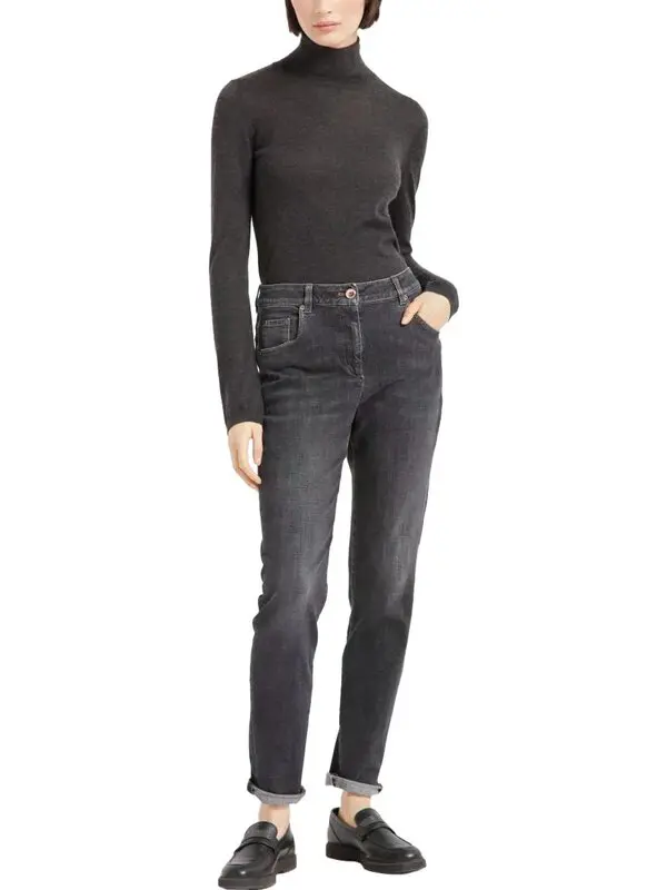 Brunello Cucinelli Fine Knit Jumper - Grey