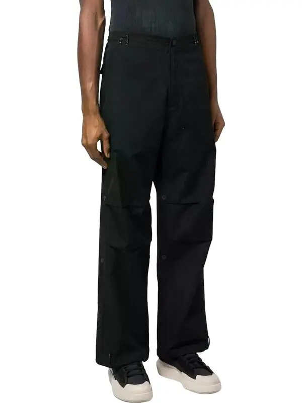 MAHARISHI Tonal Print Loose Snopants Trousers - Black