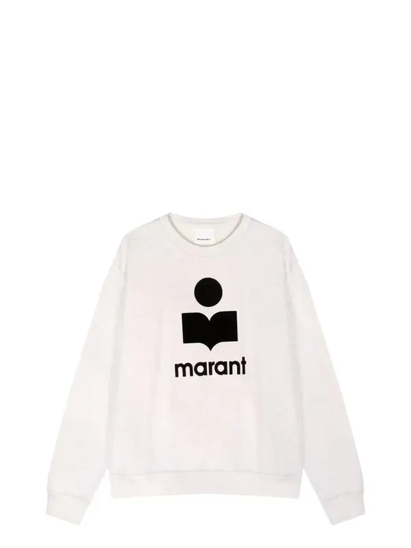 MARANT Mikoy Logo-print Sweatshirt - Neutrals