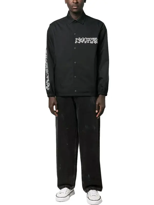 Junya Watanabe Keith Haring Print Shirt Jacket - Black