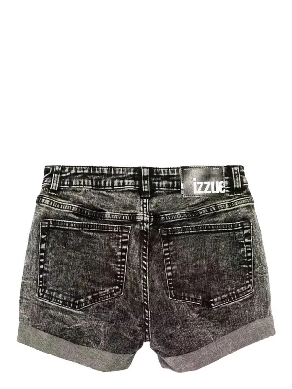 Izzue Denim Shorts - Black