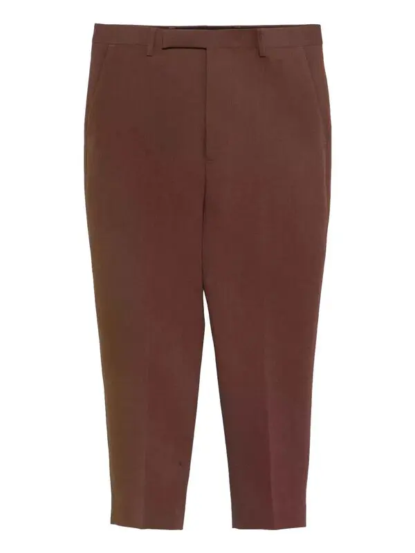 Rick Owens Astaires Cropped Trousers - Brown