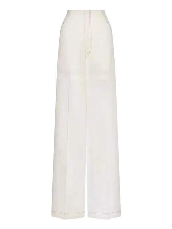 Philosophy Di Lorenzo Serafini Layered Palazzo Trousers - White