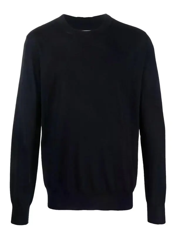 JIL SANDER Crew Neck Jumper - Blue