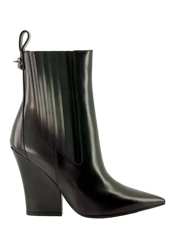 Valentino Garavani 105mm Vlogo Lockette Boots - Black